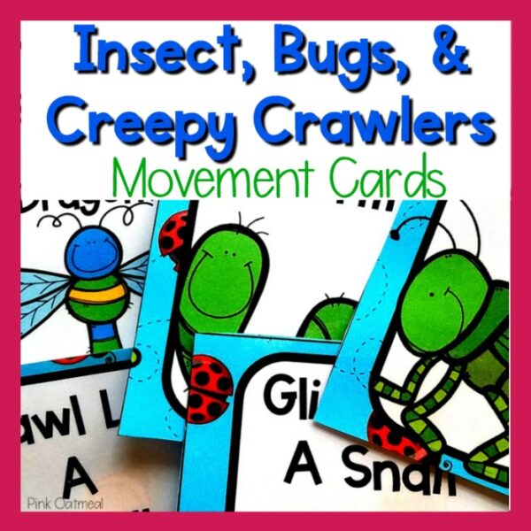 Insects, Bugs, and Creepy Crawlers Themed Yoga - Pink Oatmeal
