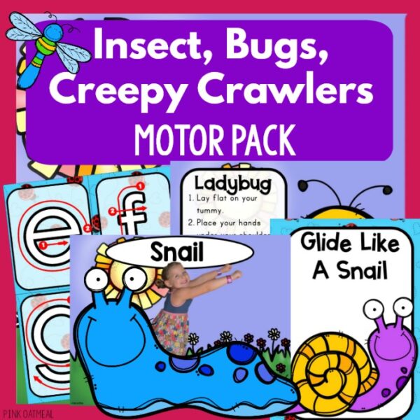 Insects, Bugs, and Creepy Crawlers Themed Yoga - Pink Oatmeal