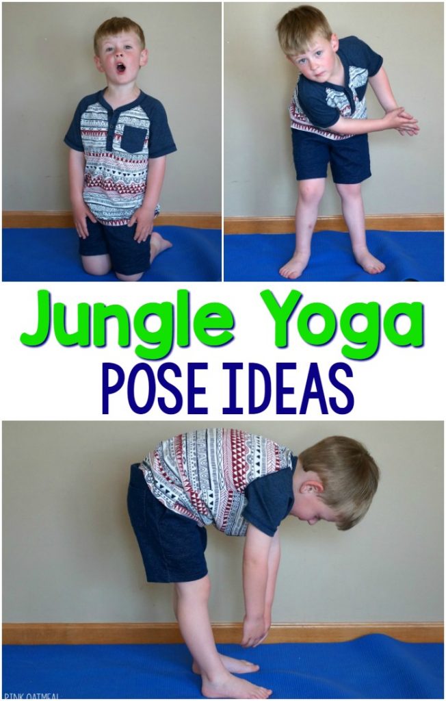Jungle Yoga Pose Ideas - Pink Oatmeal