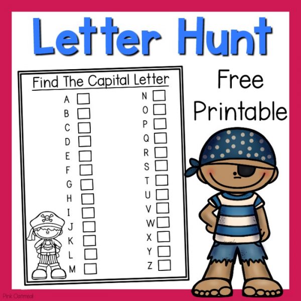 Free Printable Scavenger Hunts - Pink Oatmeal