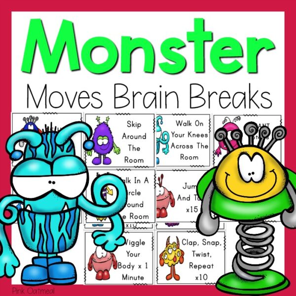 Halloween Fitness Dice {FREE DICE} - Pink Oatmeal