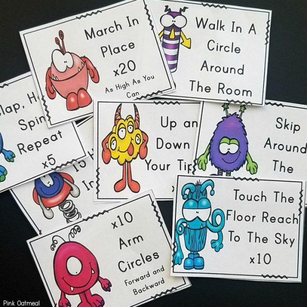 Monster Activities For Kids - Pink Oatmeal