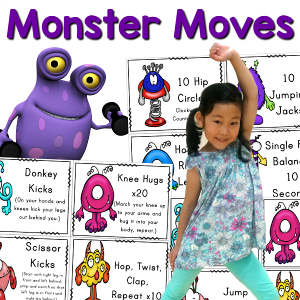 Halloween Movement and Fitness Resources | Pink Oatmeal