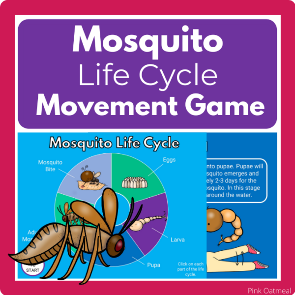 Insects, Bugs, and Creepy Crawlers Themed Yoga - Pink Oatmeal