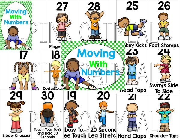 Moving With Numbers | Pink Oatmeal