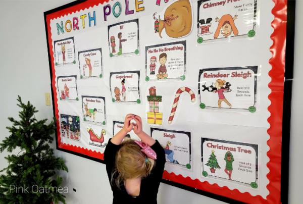 Christmas Gross Motor and Fine Motor Activities - Pink Oatmeal