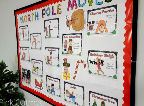 Christmas Gross Motor and Fine Motor Activities - Pink Oatmeal