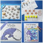 Ocean Themed Gross Motor and Fine Motor - Pink Oatmeal