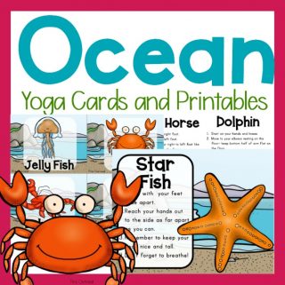 Ocean Themed Gross Motor and Fine Motor - Pink Oatmeal