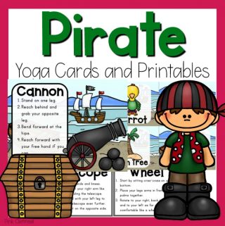 Pirate Theme Brain Breaks and Yoga - Pink Oatmeal