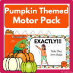 Pumpkin Patch Hop - Fall Gross Motor Game - Pink Oatmeal