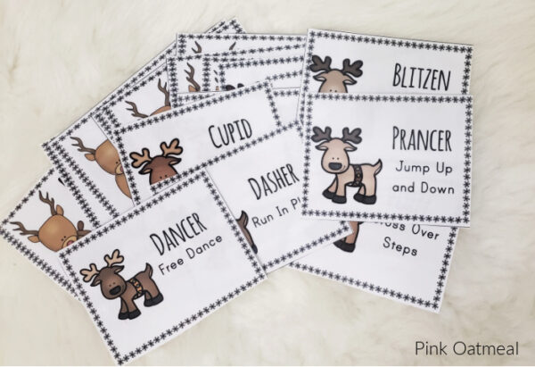 Reindeer Games Camp - Holiday Gross Motor - Pink Oatmeal