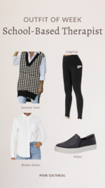 School-Based Therapist Outfits - Pink Oatmeal