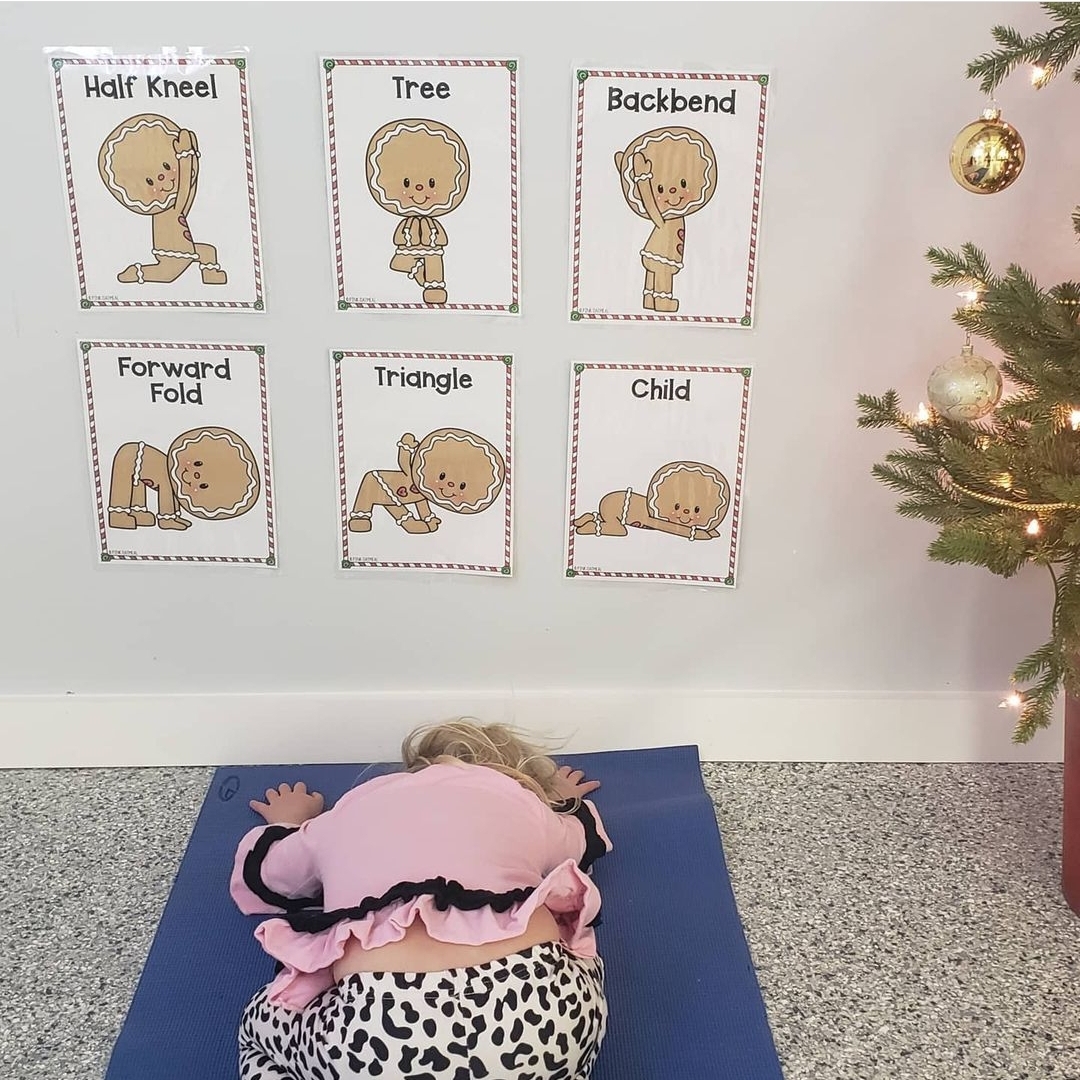 Gingerbread Gross Motor and Fine Motor Activities - Pink Oatmeal