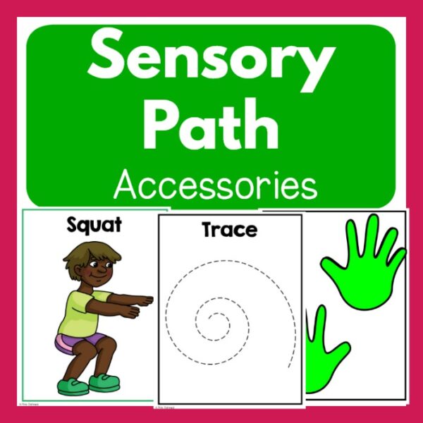 DIY Sensory Path and Motor Path - Pink Oatmeal