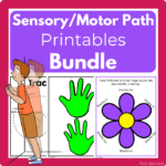 DIY Sensory Path and Motor Path - Pink Oatmeal