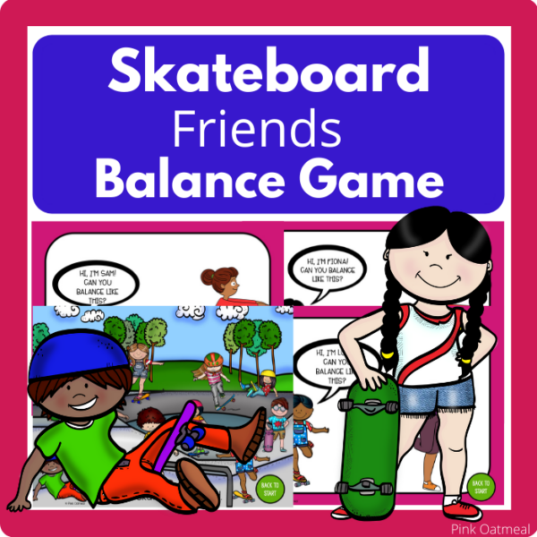 Balance Exercises For Kids - Intevention Ideas - Pink Oatmeal