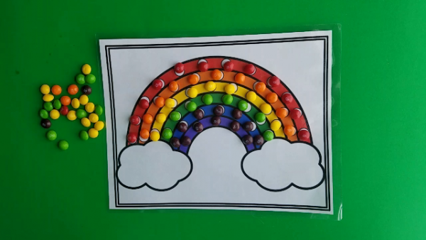 St. Patrick's Day Fine Motor Activities - Pink Oatmeal