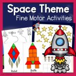 Space Themed Gross Motor and Fine Motor Activities - Pink Oatmeal