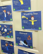 Space Themed Gross Motor and Fine Motor Activities - Pink Oatmeal