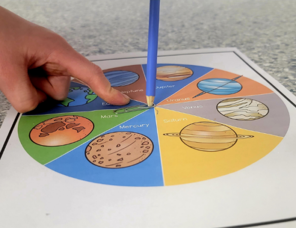 Space Themed Gross Motor and Fine Motor Activities - Pink Oatmeal