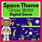 Space Themed Gross Motor and Fine Motor Activities - Pink Oatmeal