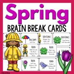 Spring Themed Brain Breaks and Gross Motor Ideas - Pink Oatmeal