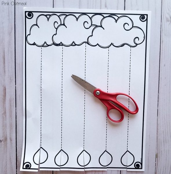 Spring Fine Motor Activities - Pink Oatmeal