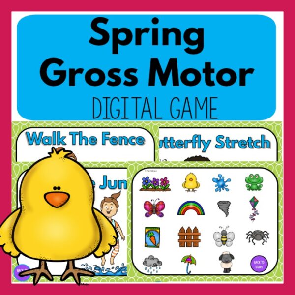 Spring Themed Gross Motor Ideas - 20+ Ideas - Pink Oatmeal