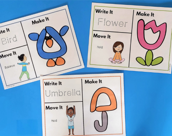 Spring Fine Motor Activities - Pink Oatmeal