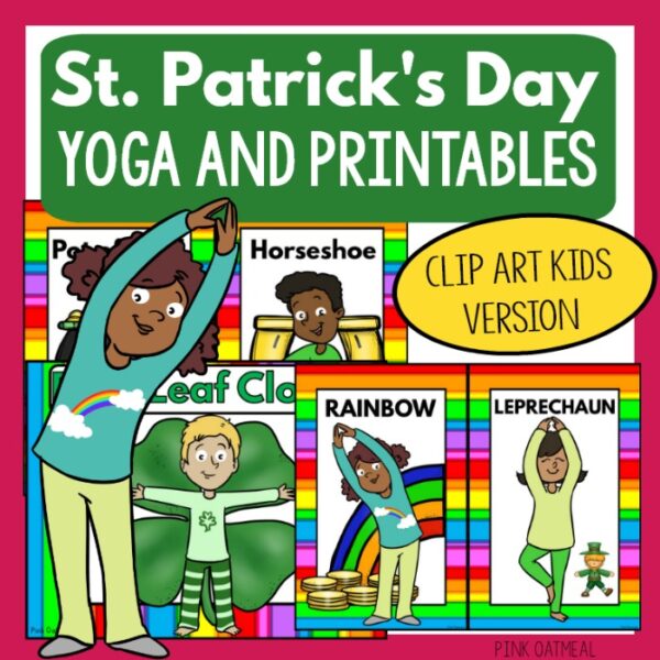St. Patrick's Day Kids Yoga - Pink Oatmeal