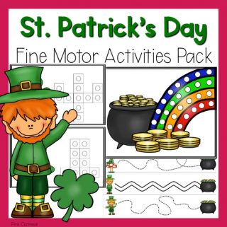 Rainbow Relay - St. Patrick's Day Gross Motor Game - Pink Oatmeal