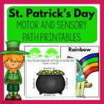 St. Patrick's Day Fine Motor Activities - Pink Oatmeal