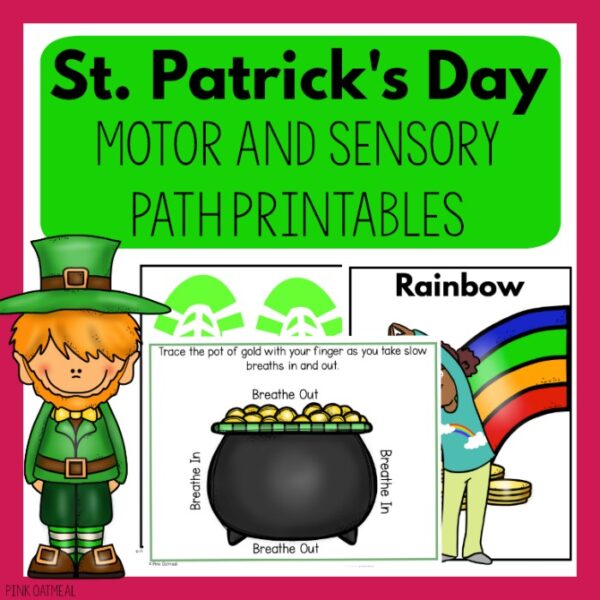 St. Patrick's Day Gross Motor Activities - Pink Oatmeal