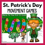 Rainbow Relay - St. Patrick's Day Gross Motor Game - Pink Oatmeal