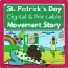 St. Patrick's Day Kids Yoga - Pink Oatmeal