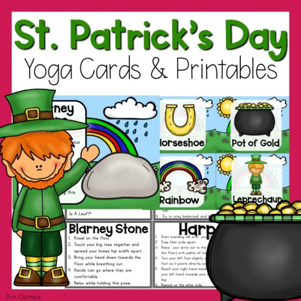 St. Patrick's Day Kids Yoga - Pink Oatmeal