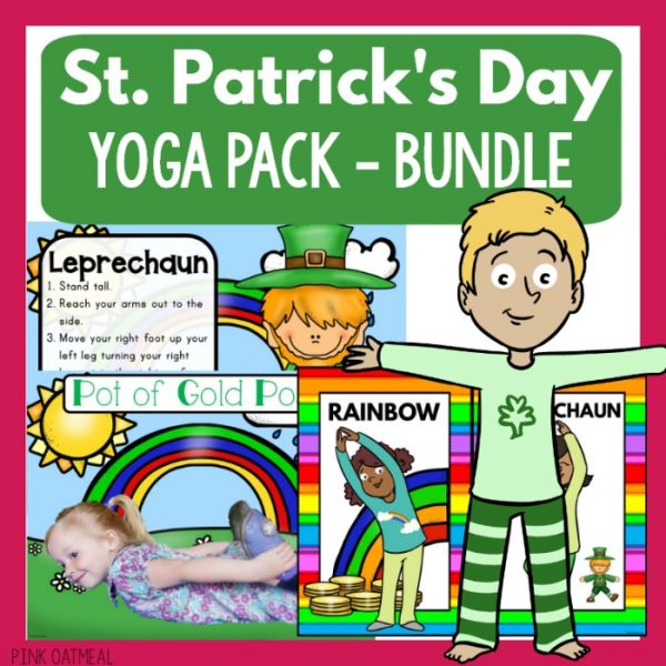 St. Patrick's Day Kids Yoga - Pink Oatmeal