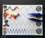 Beach Themed Gross Motor and Fine Motor Activities - Pink Oatmeal
