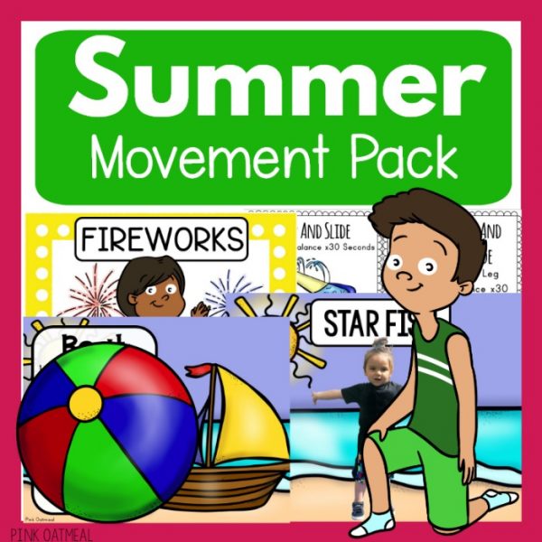 Summer Yoga For Kids - Pink Oatmeal