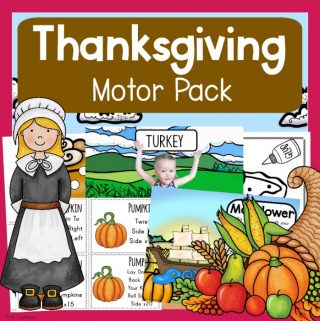 Thanksgiving Motor Planning Ideas - Pink Oatmeal