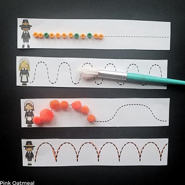 Thanksgiving Motor Planning Ideas - Pink Oatmeal