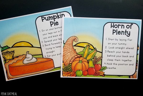 Thanksgiving Yoga Ideas - Pink Oatmeal