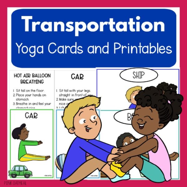 Transportation Themed Gross Motor and Fine Motor Planning - Pink Oatmeal