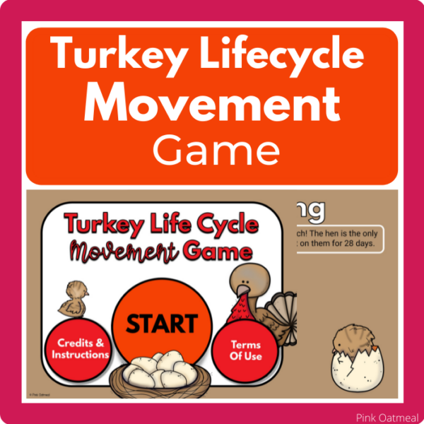 Thanksgiving Brain Breaks and Gross Motor Ideas - Pink Oatmeal