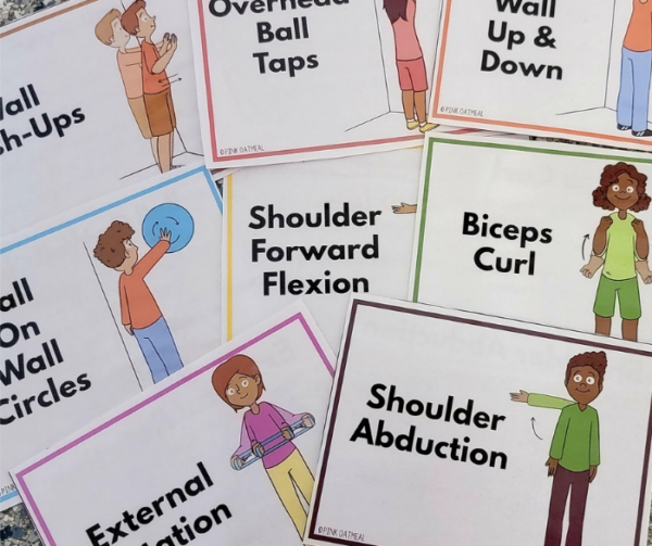 Creative Upper Body Exercises For Kids - Pink Oatmeal