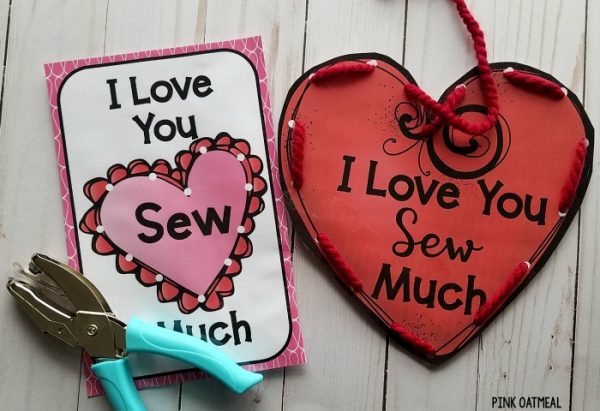 Valentine's Day Fine Motor Activities - Pink Oatmeal