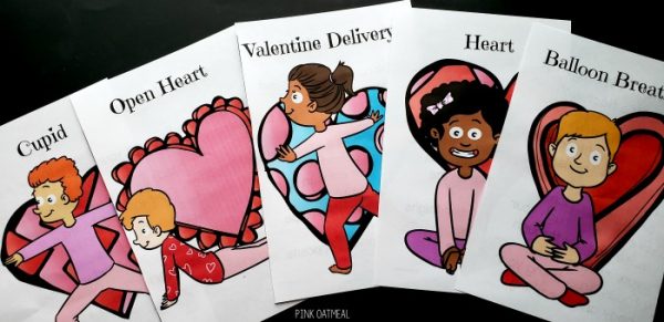 Valentine's Day Motor Planning - Pink Oatmeal