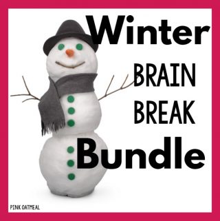 Winter Printables - That Promote Physical Activity - Pink Oatmeal