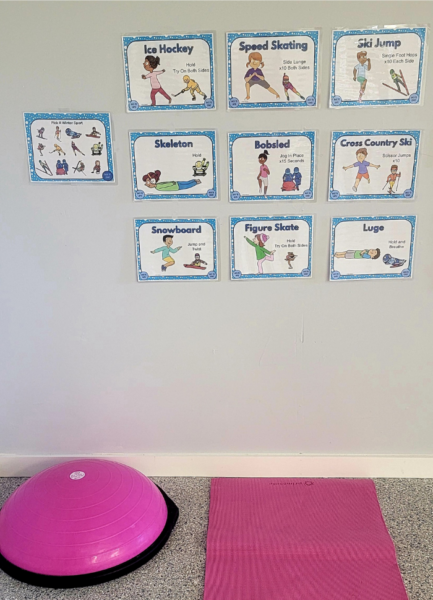 Winter Games Gross Motor Activities - Pink Oatmeal